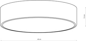 Brilagi - Stropní svítidlo CLARE 3xE27/24W/230V pr. 40 cm hnědá