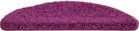 Schodové rohože 20 ks 56 x 17 x 3 cm fialové půlkulaté 3365842