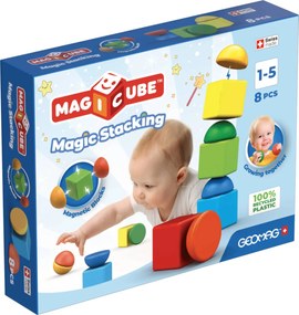 _Ostatní 1_ GEOMAG Magicube Stacking baby magnetická stavebnice 8 dílků ge061
