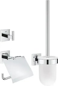 Grohe QuickFix Start Cube - Set doplňků pro toaletu 3 v 1 chrom