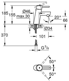 Grohe Concetto Baterie umyvadlová DN 1 3224010E