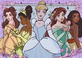 TREFL Třpytivé puzzle Disney Princezny: Třpytivé sny / 100 dílků / 41