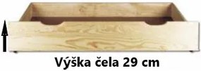 KLASA-NÁBYTEK.cz Postel PRIMA PLUS - borovice ROZMĚR: 90 x 200 cm