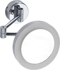 Sapho X-Round - Kosmetické nástěnné zrcátko s LED osvětlením, chrom XR016