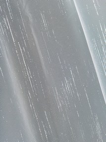 Sinsay - Sada záclon na řasící pásce s metalickým efektem opotřebení 2 pack - bílá
