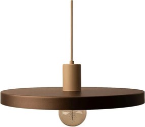 Světle hnědé kovové závěsné svítidlo ø 40 cm Ori – Micadoni