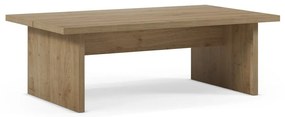 Konferenční stolek s deskou v dubovém dekoru v přírodní barvě 70x120 cm Loana – Marckeric