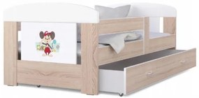 Dětská postel 180 x 80 cm FILIP BOROVICE vzor MICKEY Rozměry postele: 180x80 cm