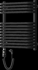 Mexen Apollo, elektrické topné těleso 660x550 mm+ topná tyč 600 W, černá, W117-0660-550-2600-70