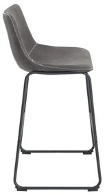 Barová židle Django vintage šedé železo / 38110