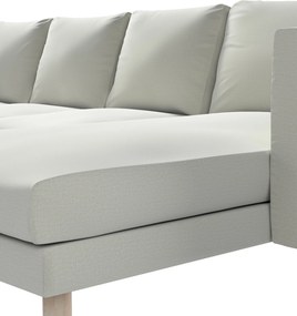 Potah na pohovku IKEA Norsborg 4-místná se šezlongem barva zelená látka sametová