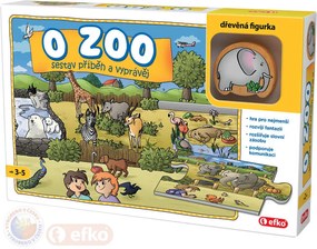 EFKO Baby Hra O ZOO puzzle vyprávěcí Skládej a vyprávěj příběhy ef54646