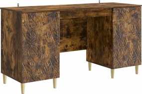 Stůl Kouřový dub 142,5 x 50 x 75 cm Kompozitní dřevo 3414617