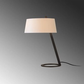 Bílo-černá stolní lampa (výška 55 cm) Salihini – Opviq lights