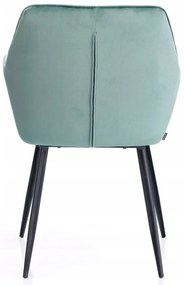 Prošívaná židle 60x43x89cm, různé barvy Barva: Zelená