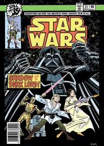 Postershop Obraz na plátně: Star Wars Shadow of the Dark Lord - 50x70 cm