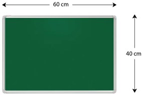 Allboards, Textilní nástěnka 60x40 cm (zelená), TF64Z