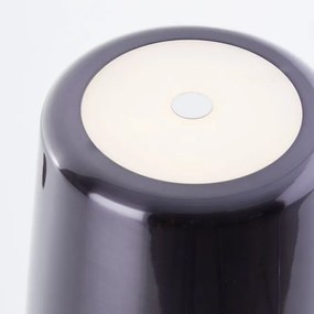 Brilliant G40939/76  Stolní AKU lampa XAANA černý chrom USB-C , CCT