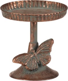Kovový svícen 14 cm měděný FUP563-S