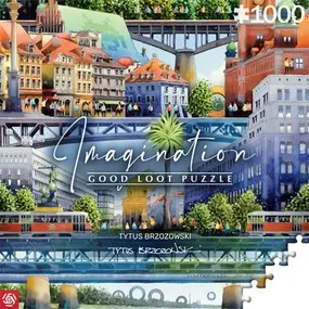 GOOD LOOT Puzzle Imagination: Tytus Brzozowski - Warsaw bridges / 1000