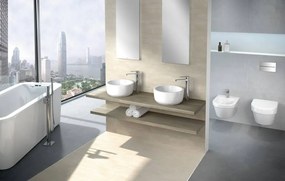 VILLEROY & BOCH Villeroy &amp; Boch ARCHITECTURA - Závěsný bidet, 370x530 mm, bílá Alpin CeramicPlus 548400R1