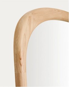 Nástěnné zrcadlo s dřevěným rámem 94,5x192 cm Alura – Kave Home