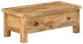 Konferenční stolek 90 x 45 x 35 cm masivní mangovníkové dřevo 247326