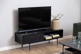 ACTONA TV stolek ANGUS černý 140x40 cm