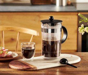 Plastová konvička french press Bodum® - barva: černá
