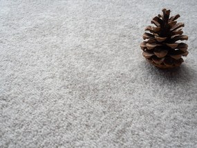Condor Carpets, Metrážový koberec Serena 6631, na míru, šíře 4m,5m, šedá, filc, ložnice