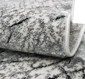 BE Koberec Miami Plus MIAMI PLUS 0300 GREY - šedý obdélníkový Rozměr: 60x100 cm