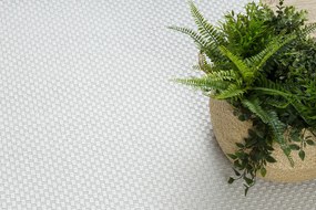 Dywany Łuszczów Kusový koberec Timo 6272 White – na ven i na doma Rozměry koberců: 70x300