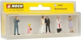 NOCH Sada figurek Na svatbě / 6 ks / H0 (měřítko 1:87) / od 14 let