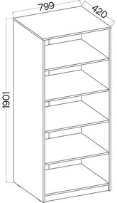 Pracovna MELTA | sestava A | 6 dílů | artisan