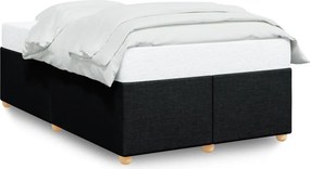 Rám postele bez matrace černý 120 x 200 cm textil 3284724