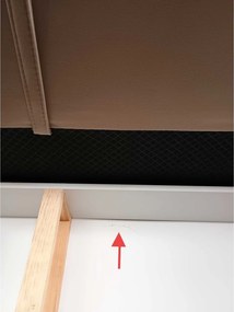 Béžová sametová rozkládací/s úložným prostorem pohovka 225 cm Santo - II. jakost – Milo Casa