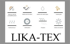 Doppler PARIS LIKA-TEX(R) šedá - luxusní zahradní 3místná pohovka
