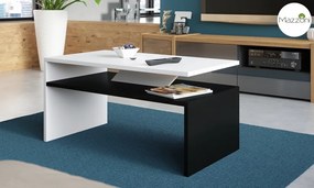 Casarredo Konferenční stolek PRIMA 90x50 cm bílá/černá