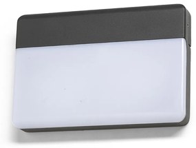 RENDL R13756 GAVIN LED venkovní světlo, nástěnná IP65 antracitová mléčný akryl