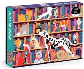 Galison Puzzle Mazlíčci na výstavě 1000 dílků