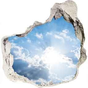 Wallmuralia Nálepka fototapeta 3D výhled Mraky na nebi 75x75 cm