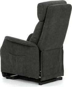 Polohovací křeslo šedé, elektrické TV-L8960 GREY2