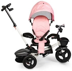 ECOTOYS Dětská tříkolka s rotačním sedátkem KIDS Pink