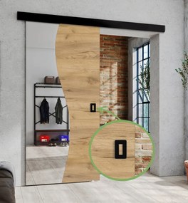 Posuvné dveře s krycí lištou FALA 80 dub Craft zlatý