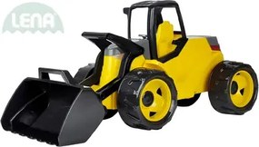 LENA Nakladač Giga Trucks žluto-černá / 75 cm / plast / od 2 let