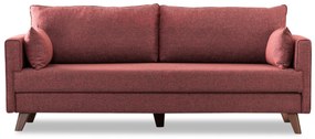Hanah Home Rozkládací pohovka BELLA bordó 208 cm 825BLC1517