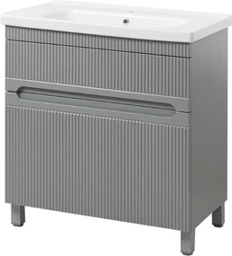 Lavedo Aria Grey 80 koupelnová skříňka s umyvadlem