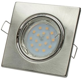Podhledové svítidlo Squares, 3x stříbrné kovové stínítko, s, sada 3ks
