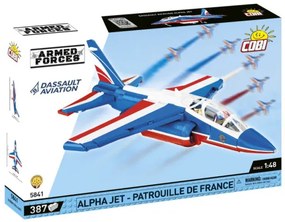 COBI 5841 Armed Forces Alpha Jet Patrouille de France, 1:48, 387 kostek