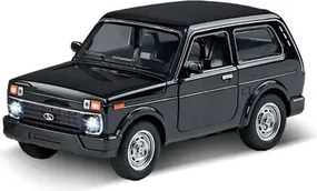 RAPPA Auto černé se zvukem a světlem / Setrvačník / Otevírací dveře a